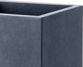 Sada 2 ks květináčů 3 square - antracitová