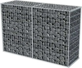 Gabionový koš pozinkovaná ocel 150 x 50 x 100 cm 142551