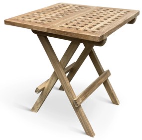 Skládací stolek z teakového dřeva Piknik