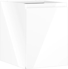Mexen Orio, koupelnová skříňka 35 cm, 1 dvířka, bílá lesklá, 91A11-03547-1-BF00