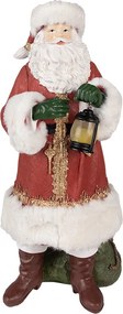Dekorace Santa s LED světýlkem v lucerně - 21*18*45 cm / AG13