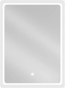 Mexen Sun, LED koupelnové zrcadlo s podsvícením 50 x 70 cm, 6000K, ochrana proti zamlžování, 9807-050-070-611-00