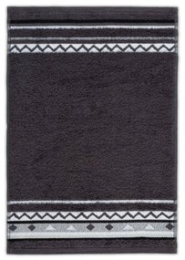 COUNTRY ručník 30 x 50 cm, tmavě šedá