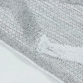 Ayyildiz, Kusový koberec Bahama 5158 Grey – na ven i na doma, 80x250, šedá, chodba / předsíň