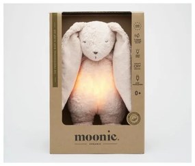 Moonie - Usínáček s melodií a světlem 2.0 zajíček organic rose