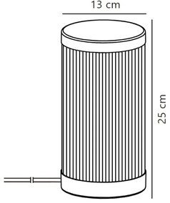 Nordlux - Venkovní stolní lampa COUPAR 1xE27/25W/230V IP54 béžová