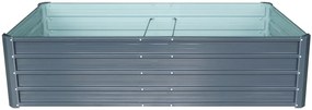 Vyvýšený zahradní záhon BestBerg VZ-800A / 800 l / 180 x 90 x 47 cm / šedá