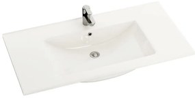 BATH DELUXE 06-090-60-11-01 - Zápustné umyvadlo CHICAGO 91x46,5 cm keramika/bílá