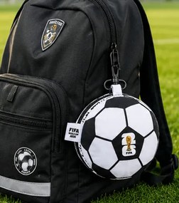 polštář, dekorativní, multifunkční, tvar míče, motiv WORLD CUP 2026, 16x16/29x16 cm, polyester/akryl/látka, tématika MS 2026, Dekorino PD20260002