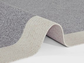 NORTHRUGS - Hanse Home koberce Kusový koberec Braided 105555 Grey Creme – na ven i na doma - 200x290 cm