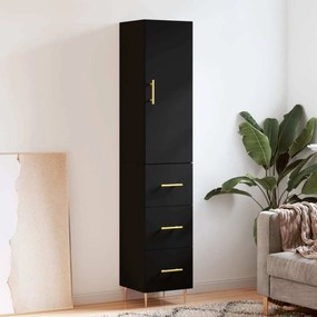 vidaXL Skříň highboard 34,5 x 34 x 180 cm kompozitní dřevo [3198842] Barva: Betonová šedá