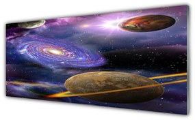 akrylový obraz Vesmír 125x50 cm