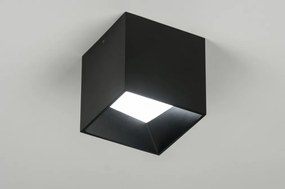 Stropní koupelnové černé bodové LED svítidlo Quadra Black