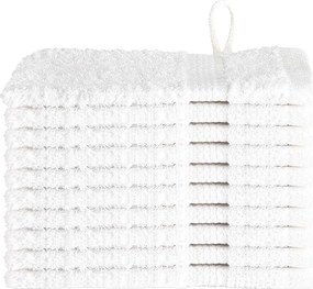 Uterák pro hosty SOLUND 10 ks Bílá 15 x 21 cm 550 gsm 137114