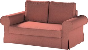 Potah na pohovku IKEA Backabro 2-místná, rozkládací barva hnědá látka pletený vzor