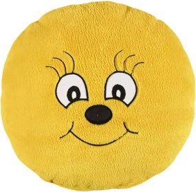 Bellatex Polštářek Kulička průměr 35 cm žlutá