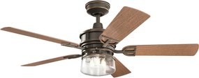 XXXLutz STROPNÍ VENTILÁTOR, 132/48 cm Elstead Lighting - Online Only svítidla - 009093061101