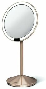 Simplehuman Kosmetické LED zrcátko Sensor Tru-lux, zvětšení 10 x, rose gold