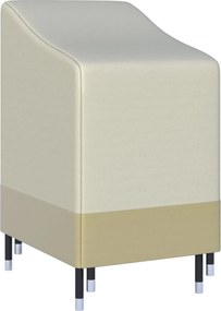 Outsunny Voděodolný Kryt na Stohovatelné Židle 90x70x115 cm Oxford 600D s Ochrannou proti UV Záření Bežový a Hnědý | Aosom
