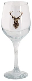 Sklenice na víno s jelenem ok – 300 ml