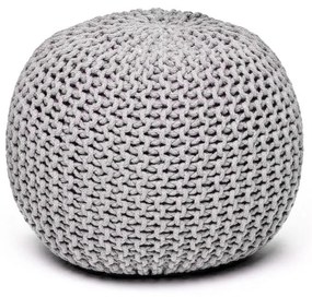 Šedohnědý sedací puf Bonami Essentials Jagger