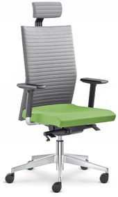 LD seating Element 435-SYS-F40-N6 - Kancelářská židle  - šedá/zelená