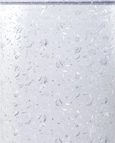 vidaXL Okenní fólie matná ový vzor 45 x 500 cm PVC [155844] Barva: Kytičkový