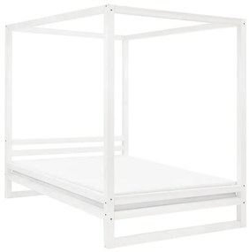 Benlemi Dvoulůžková postel BALDEE Zvolte barvu: Bílá, Rozměr: 160 x 200 cm