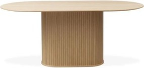 Jídelní stůl s deskou v dubovém dekoru 95x180 cm Nola - II. jakost – Unique Furniture