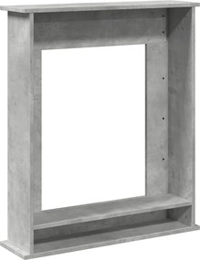 vidaXL Krbový rám 75x20x87,5 cm, konstrukční dřevo [854581] Barva: šedá sonoma