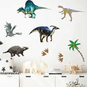 Samolepka na zeď "Dinosauři 9" 92x72cm