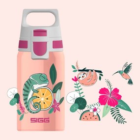 Sigg Shield One dětská láhev na pití 500 ml, flora, 9000.90