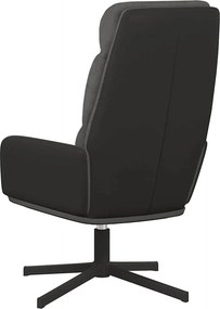 Relaxační křeslo tmavě šedé textil 341149