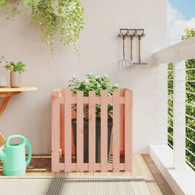 Zahradní truhlík plotový design 70x70x70 cm masivní douglaska,  832465