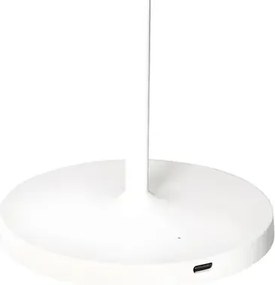 Maul MAULnina bílá / Stolní LED lampička / s akumulátorem / stmívateln