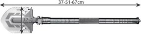 Skládací vojenská lopata - 16v1