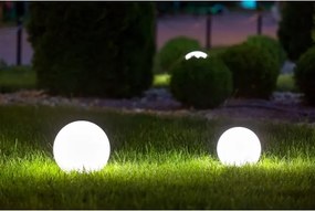 Kanlux 45930 - Venkovní lampa STONO 1xE27/15W/230V pr. 20 cm IP65 bílá