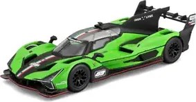 Bburago RACE Lamborghini SC63 v dekorativním boxu - zeleno-černá 1:43