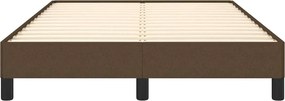 Rám postele bez matrací tmavě šedá 120x190 cm textil 3269608