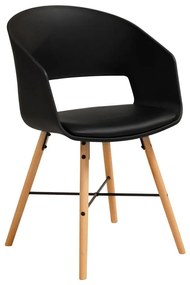Židle s opěrkou Luna –  80.5 × 51.5 × 52 cm ACTONA