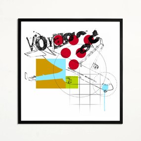 Jakub Hýnar | Voyage Rám: Bílý, Velikost: 60 x 60 cm