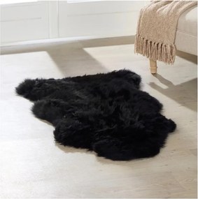 Černá ovčí kožešina Native Natural Sheep, 60 x 120 cm