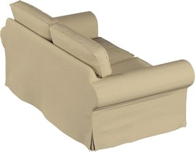 Potah na pohovku IKEA  Ektorp 2-místná, rozkládací, STARÝ MODEL barva zelená látka pletený vzor