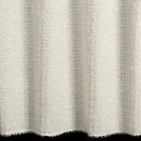 ZÁVĚS NA KROUŽCÍCH TIFFANY 135X250 CM KRÉMOVÁ