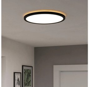 Eglo 901454-LED St. koupel. svítidlo ROVITO-R 18,5W/230V pr.38,9cm IP44 černá+DO