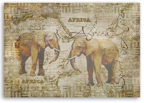 Gario Obraz na plátně Dva dospělí sloni - Andrea Haase Rozměry: 60 x 40 cm
