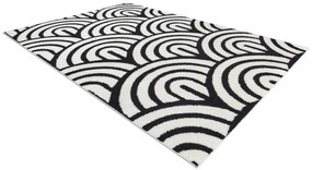 Dywany Łuszczów, Kusový koberec Mode 8629 cream/black, 200x290, bílá, černobílá, kancelář