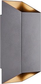 Venkovní nástěnné svítidlo NORDLUX Nico Square 22 IP54 GU10 2x70W antracit 2218221050