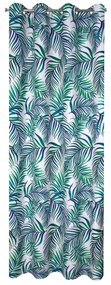 ZÁVĚS NA KROUŽCÍCH PALMS 02 140X250 CM VZOROVANÁ