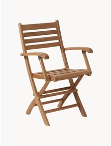 Skládací zahradní židle's područkami z teakového dřeva York
